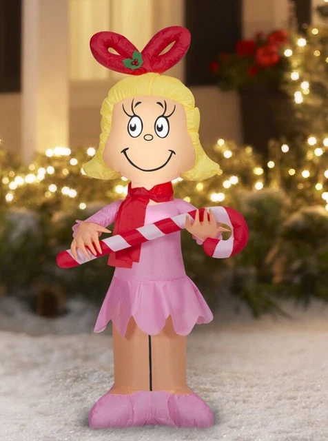 Gemmy Airblown Inflatables 4 Foot Cindy Lou Who Grinch Indoor