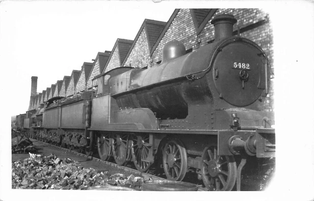 PHOTOGRAPH LNER 5482 GCR 482 Steam Locomotive Gorton Works (GCR/LNER/BR ...