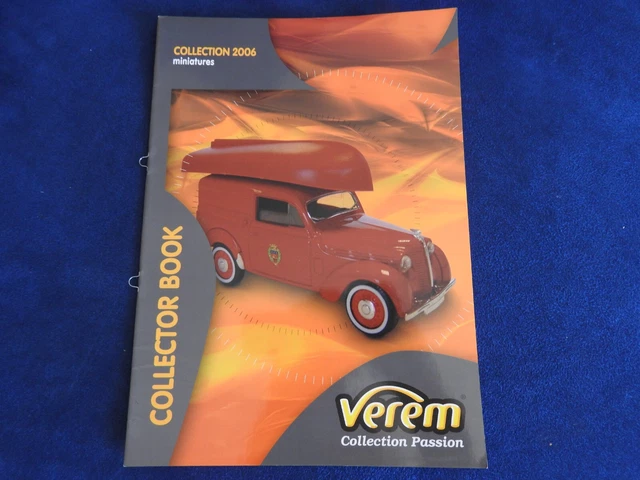 CATALOGUE VEREM COLLECTION passion 2006 miniatures 1/43 EUR 3,50 ...