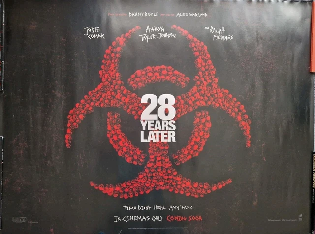 28 YEARS LATER Danny Boyle 2025 Release - Original UK Quad Cinema ...