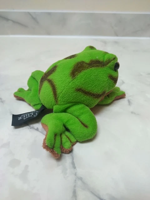 ARK TOYS FROG Plush Premier Collection Green Beautiful Frog Plush Soft ...