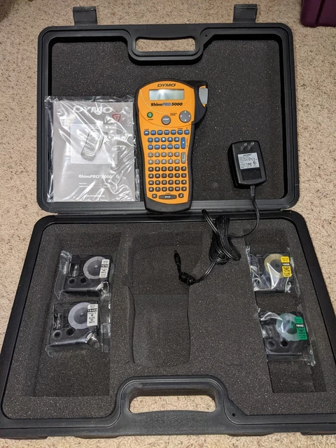 DYMO RHINO PRO 5000 Barcode/Label Printer Industrial Label Maker Tested ...