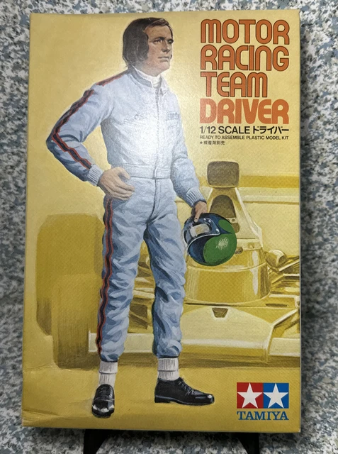 TAMIYA VINTAGE 1:12 Scale Motor Racing '70's Team Driver Model Kit ...