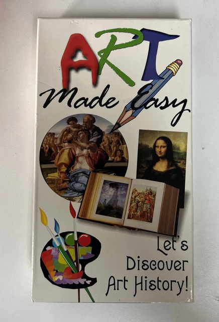 ART MADE EASY: Lets Discover Art History (VHS, 2000) Kids Tape Learn ...