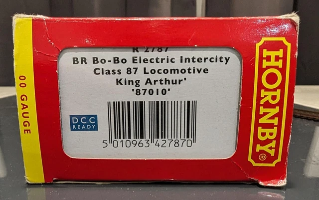 HORNBY CLASS 87 87010 "King Arthur" Era 8 Intercity Swallow Livery £140 ...