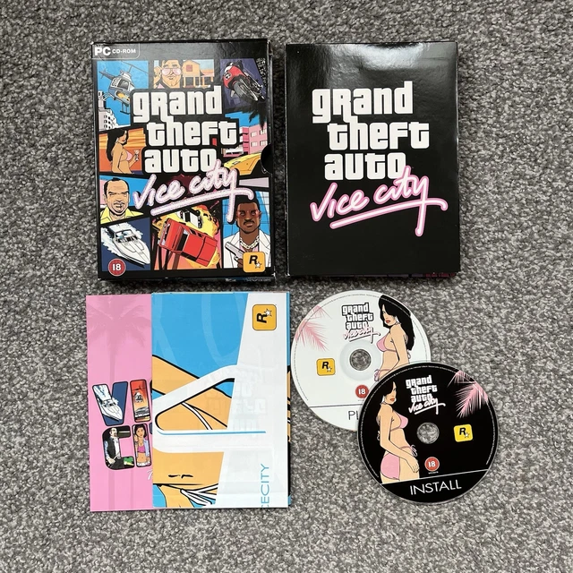 GRAND THEFT AUTO Vice City For PC CD-Rom Complete With Map £20.00 ...