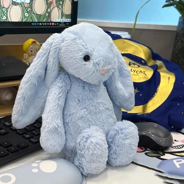 JELLYCAT BASHFUL BLUE Bunny With Tags Plush Toy Bashful Bunny Dolls ...
