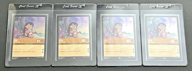DISNEY LORCANA TCG Lilo Making a Wish 9/204 Rare Holo Foil Playset of 4 ...