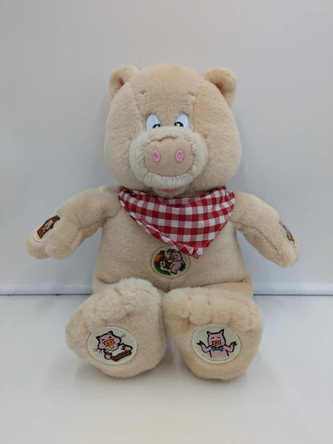 ANIMAL MAGIC 1998 This Little Piggy Talking Plush 15" Pig Toy Stuffed ...