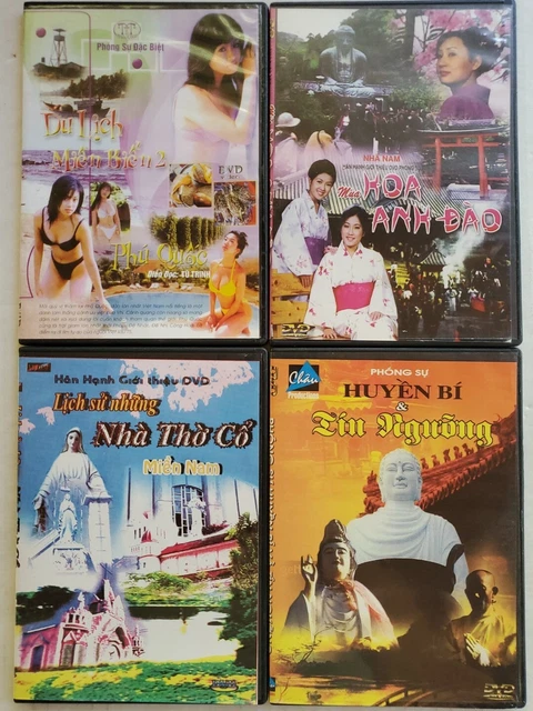 VIETNAMESE - ASIAN Travel/Culture/Entertainment DVD 4 PACK Lot 17 Good ...