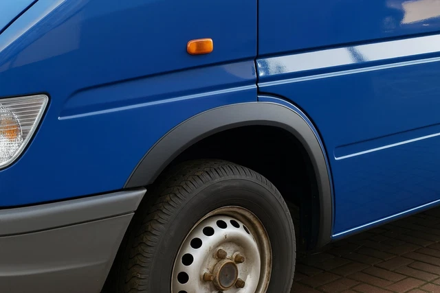 MERCEDES SPRINTER WHEEL Arch Cover Trims Matt Black 4pcs Front Rear ...