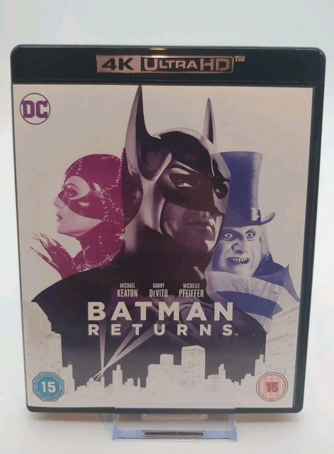 BATMAN RETURNS - 4K UHD + Blu-ray Film Movie Michael Keaton, Tim Burton 2 Discs £17.99 - PicClick UK