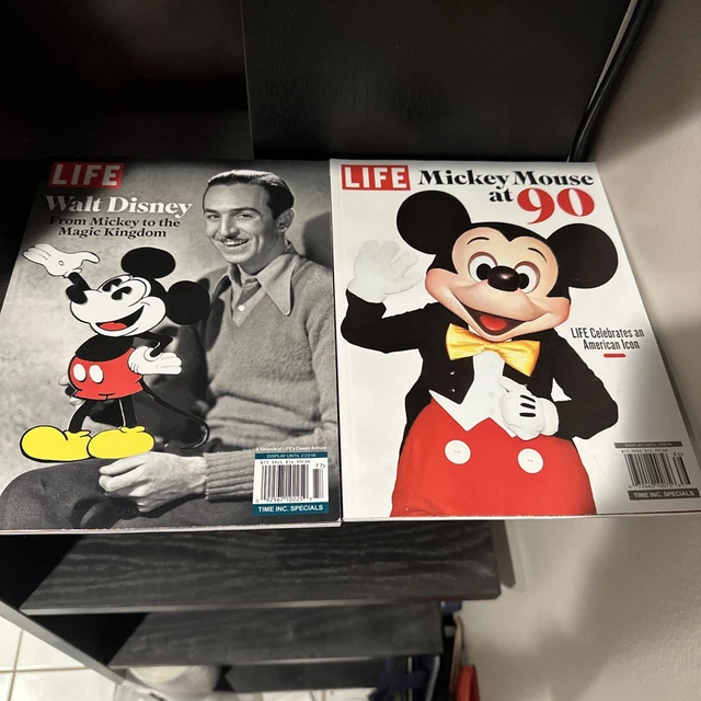 LIFE MAGAZINE WALT DISNEY FROM MICKEY TO THE MAGIC KINGDOM & MICKEY AT ...