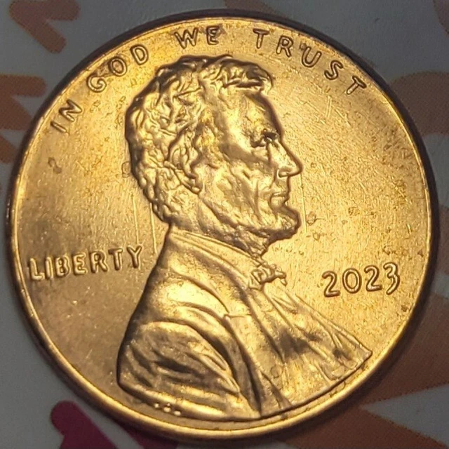 2023-P LINCOLN SHIELD Cent Great Obverse Die Clash £6.30 - PicClick UK