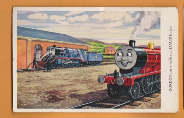 CHILDREN- THOMAS THE Tank Engine - Gordon has a wash & James laughs ...