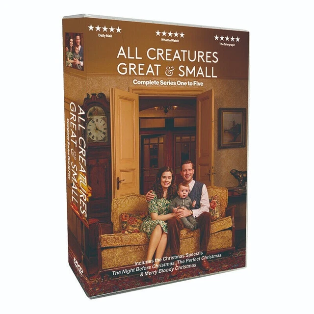 NEW BOX SET All Creatures Great and Small Season 1-5 DVD 10-Disc ...