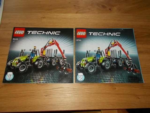LEGO® TECHNIC - 8049 - Traktor mit Forstkran - mit Bauanleitung (BA ...
