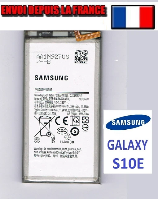 BATTERIE ORIGINALE SAMSUNG Galaxy S10E SM-G970F EB-BG970ABU/ABE Battery ...