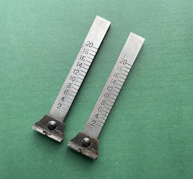 2 LEE ENFIELD No1 SMLE backsight rear sight leaf leaves ladders New Old ...