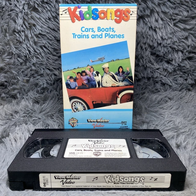KIDSONGS VIEW-MASTER VIDEO VHS Tape 1986 Music Cars Boats Trains and ...