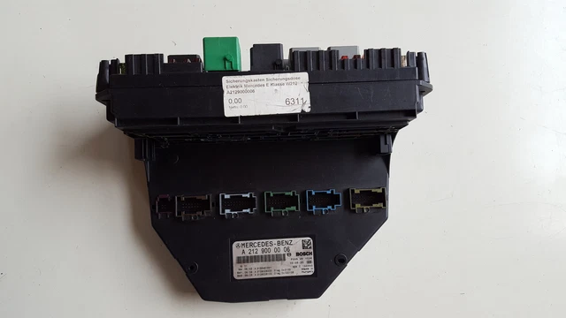CONTROL UNIT FUSE box relay SAM A2129007104 Mercedes W212 defective £31 ...