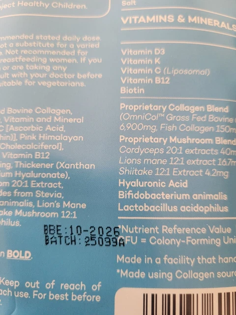 ELEVATE COLLAGEN VANILLA Bundle Tin Milk Whisk Multi Vitamins and ...