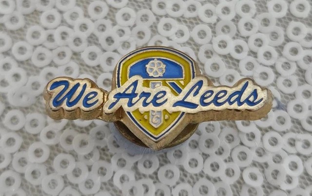 LEEDS UNITED WE Are Leeds Small Pin Badge £8.00 - PicClick UK