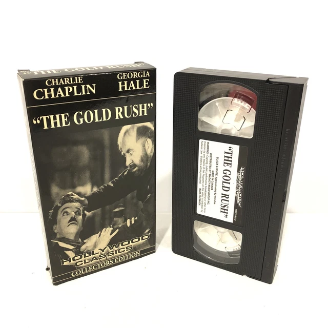 THE GOLD RUSH Vhs Charlie Chaplin Hollywood Classics Collectors Edition ...