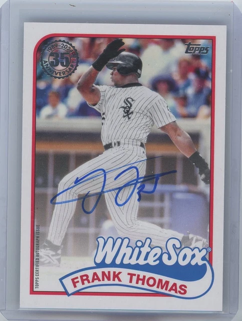 2024 TOPPS FRANK THOMAS 35ème anniversaire 1989 voiture EUR 83,96 ...