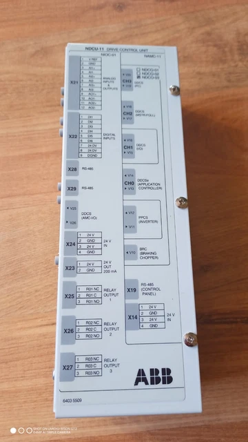 ABB NDCU-11 DRIVE Control Unit per convertitore di frequenza ACS 600 ...