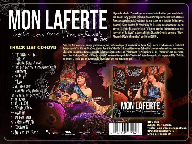 MON LAFERTE SOLA Con Mis Monstruos: En Vivo (CD) EUR 25,62 - PicClick FR