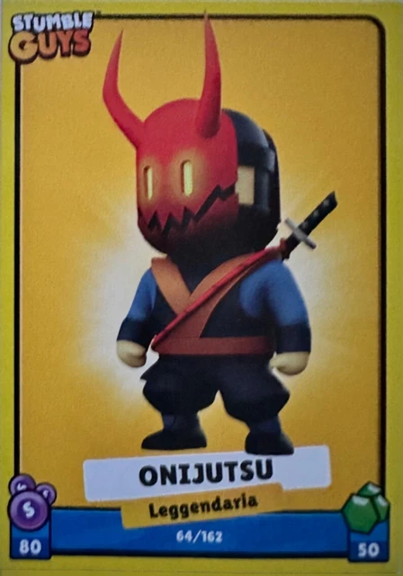 N.64 ONIJUTSU CARD Leggendarie - Stumble Guys Stumble Invasion 2023 ...