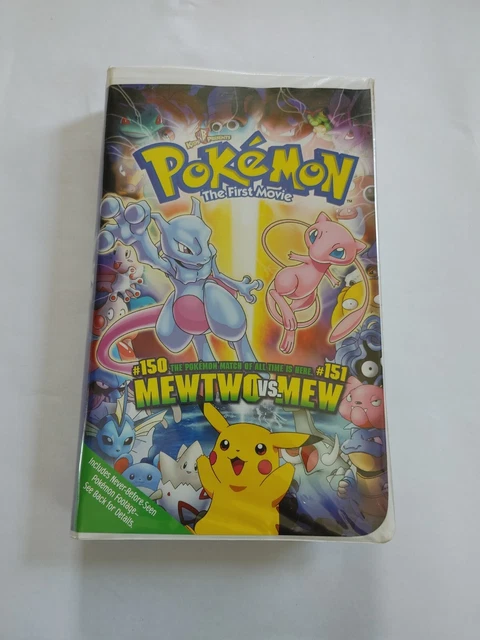 POKÉMON THE FIRST Movie: Mewtwo Strikes Back (VHS, 2000, Clamshell) EUR ...