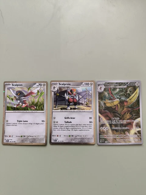 CARTE POKÉMON PROMO Scalpereur 130 SVP FR + 148/197 + 149/197 EUR 2,00 - PicClick FR
