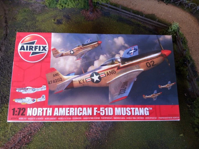 AIRFIX MODELS 1/72 Scale North American F-51D Mustang £12.00 - PicClick UK