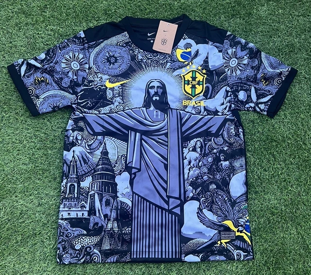 BRAZIL JESUS CHRIST the Redeemer Trikot 2024/25 Kit Sonderedition Shirt ...
