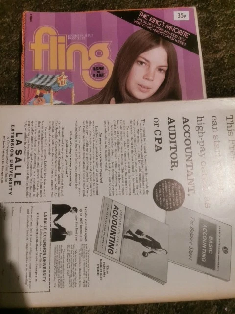 1973 FLING FESTIVAL Mens Magazine Pin Ups £25.00 - PicClick UK