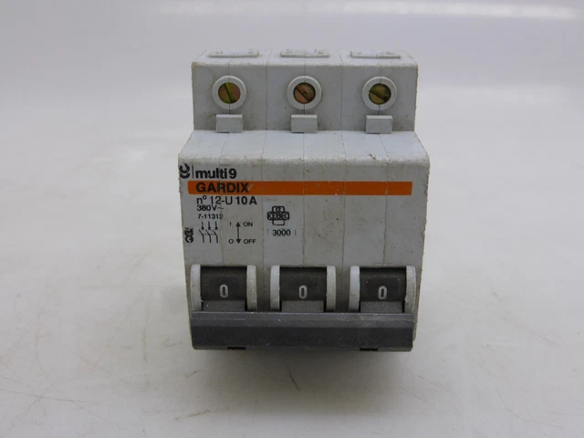 MERLIN GERIN MULTI9 GARDIX N° 12-U 10A Circuit Breaker £13.18 - PicClick UK
