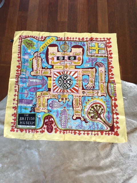 GRAYSON PERRY SILK Scarf £42.00 - PicClick UK