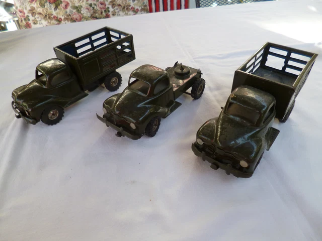 3 X GAMA Militär LKW Laster Blech alt ca. 20 cm als Ersatzteil U.S ...