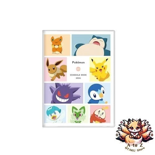 NEW SUN-STAR STATIONERY Pokémon Character Planner 2026 Monthly A6 ...