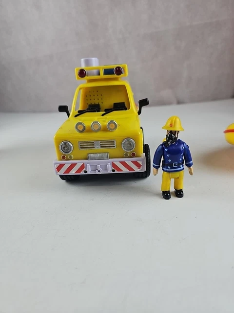 FIREMAN SAM JEEP, Vehicle, Fusion Powered,Cbeebies, Sam Figure, Bundle ...