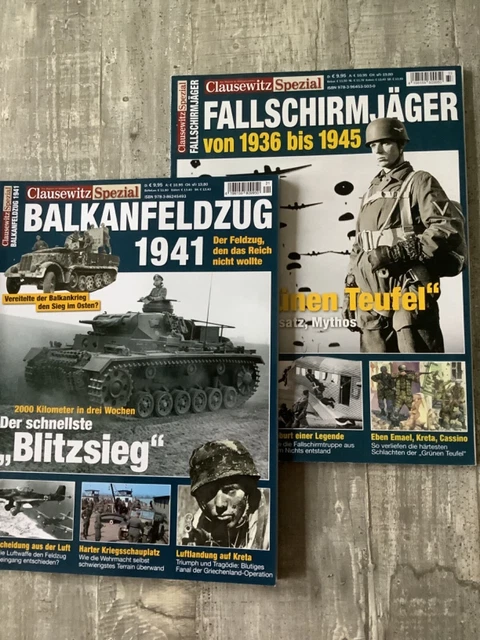 CLAUSEWITZ SPEZIAL BALKANFELDZUG 1941 , Fallschirmjäger 1936-1945 EUR 6,99 - PicClick DE