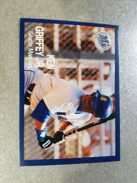 KEN GRIFFEY JR Seattle Mariners 1991 BLEU Border 91G-8 RARE ODDBALL WOW ...