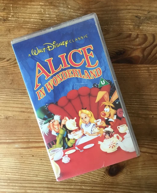 WALT DISNEY’S CLASSIC 1951 ‘Alice in Wonderland’ on PAL VHS Video Cassette £2.99 - PicClick UK