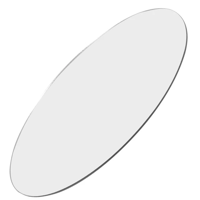 MIRROR CIRCLE MIRRORS Reflection Board Jewelry Display Photo Background ...