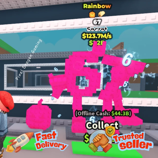 STEAL A BRAINROT🧠RAINBOW 67 123.7M/s🧠2 Traits🌞 Cheap + Fast 🚀 $14.88 ...