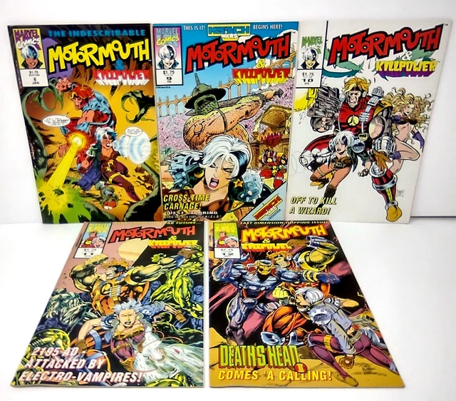 LOTTO DI 5 Motormouth And Killpower Issues 8 9 10 11 12 Marvel Comics ...