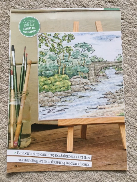 TABLEAU DES POINTS de croix de River Bridge (d'un magazine) conçu par ...