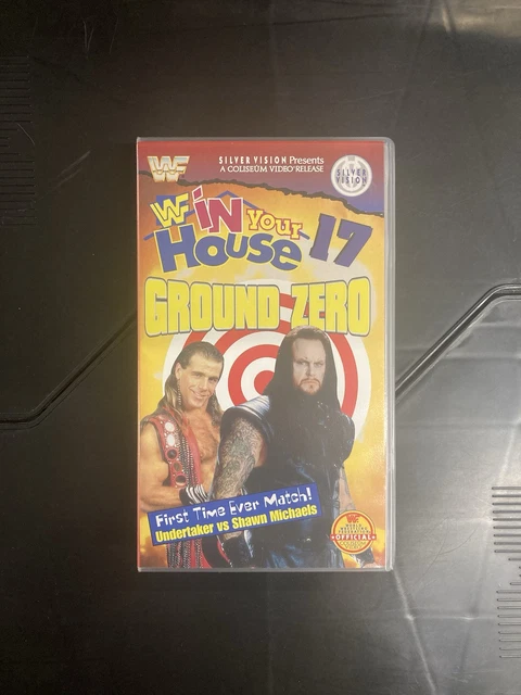 WWF IN YOUR HOUSE 17 GROUND ZERO VHS **RARE** Shawn Michaels The ...